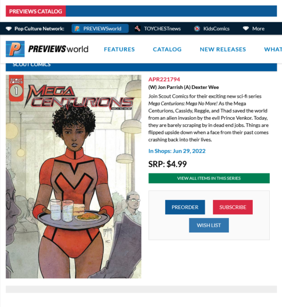 Mega Centurions #1: Available for Pre-order – Secrets and Shadows.net